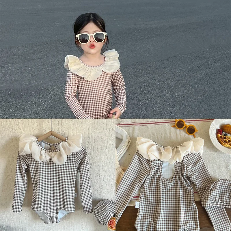 Einteilige-Sommer-bade-bekleidung-f-r-Kinder-M-dchen-Einfachheit ...