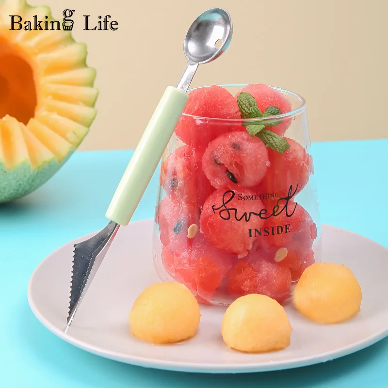 Stainless-Steel-Picker-Cut-Watermelon-Artifact-Fruit-Picker-Ice-Cream ...