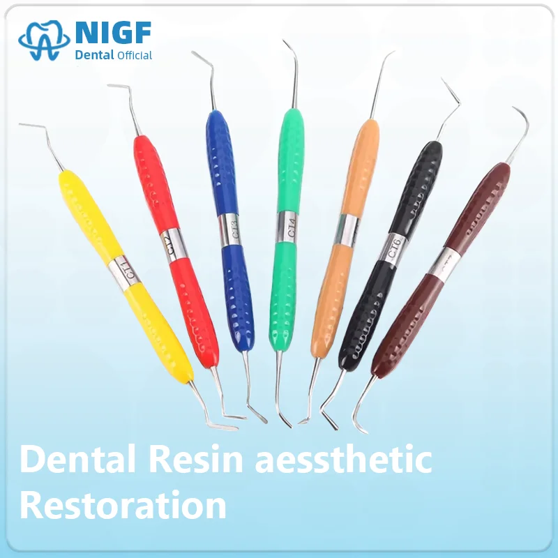 NIGF-Dental-Resin-Filler-Aesthetic-Restoration-Kit-Silicone-Handle-For ...
