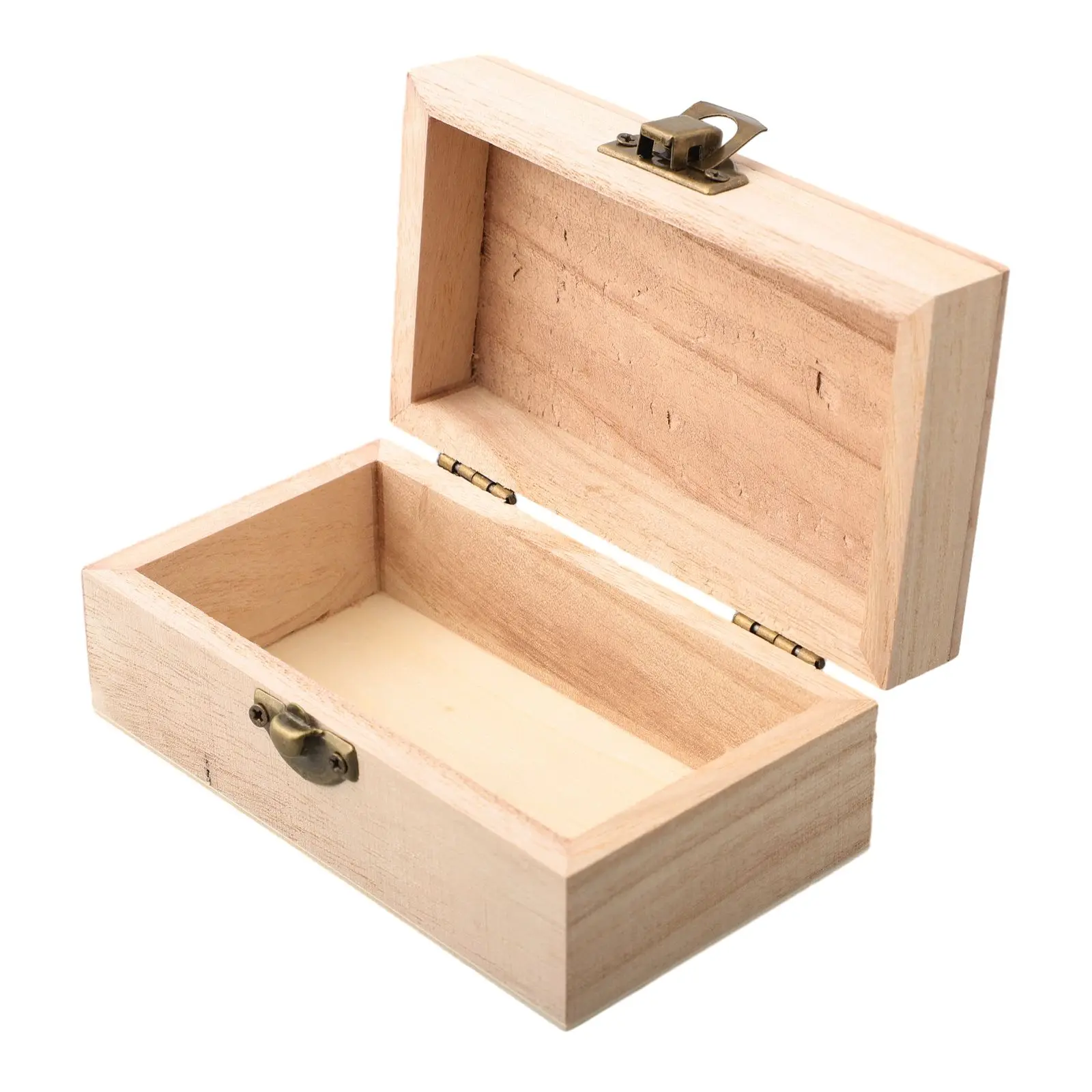 S-M-L-Plain-Wooden-Square-Hinged-Storage-Boxes-Craft-Gift-Box-Solid ...