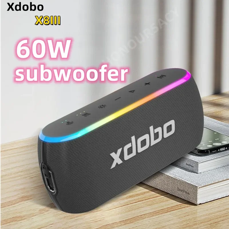 XDOBO-X8-III-Caixa-De-Som-Bluetooth-Speaker-Outdoor-Music-Player ...