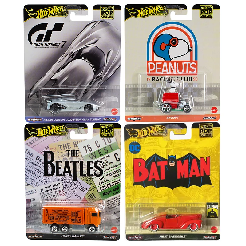 Genuine-Hot-Wheels-Premium-Car-Pop-Culture-1-64-Diecast-Boys-Toys-First ...