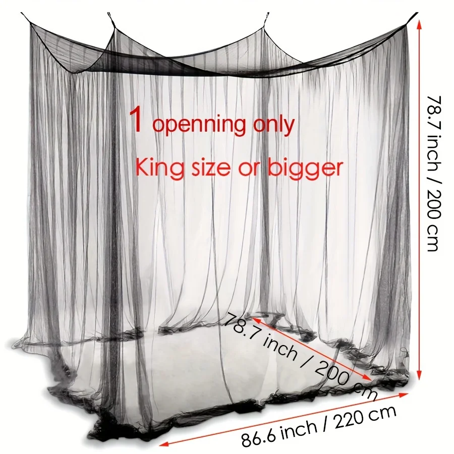 [1pc Ultra-Large Mosquito Net] 1pc Ultra-Large King Size Mosquito Net ...