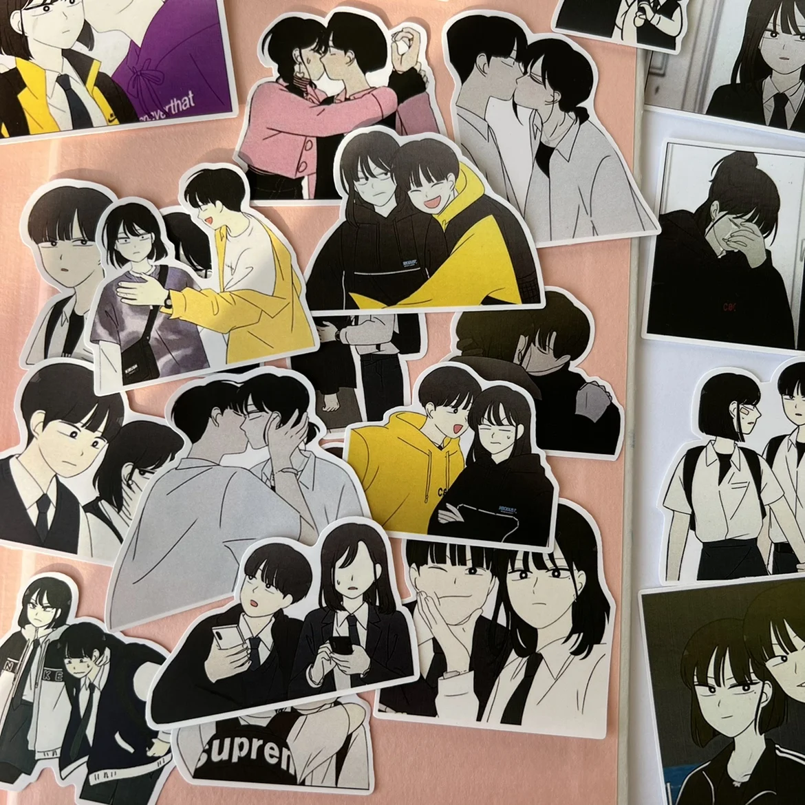 26pcs love couplel Stickers Crafts And Scrapbooking stickers kids toys ...