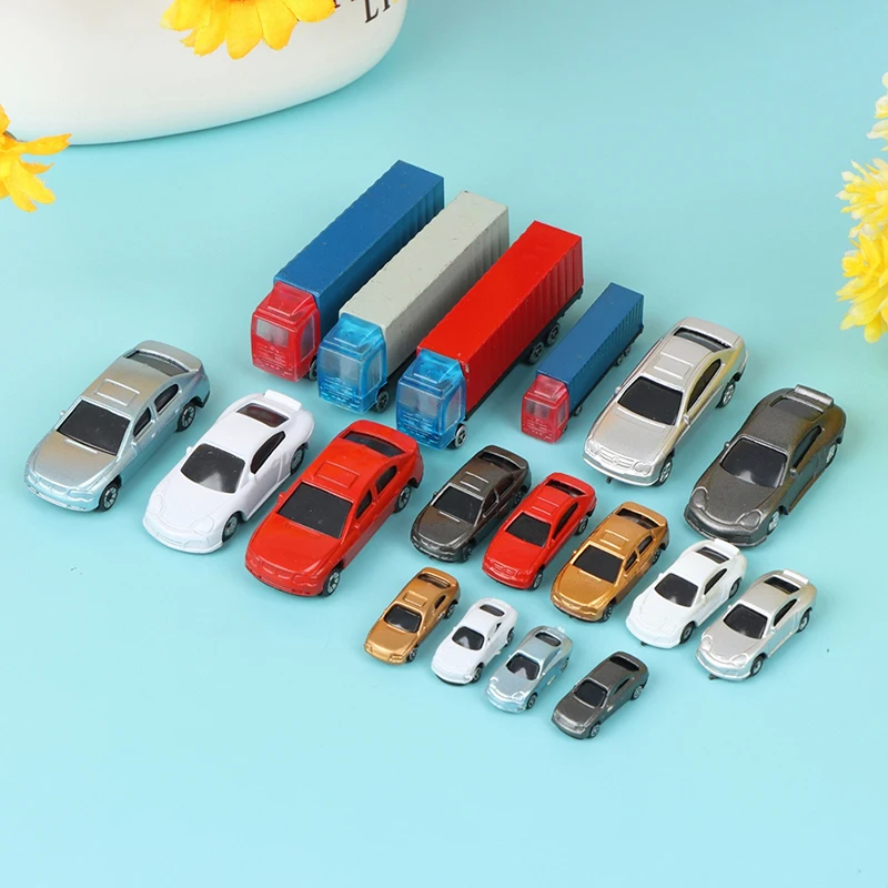 1-100-200-Dollhouse-Miniature-Car-Truck-Container-Model-Car-Toy-Doll ...
