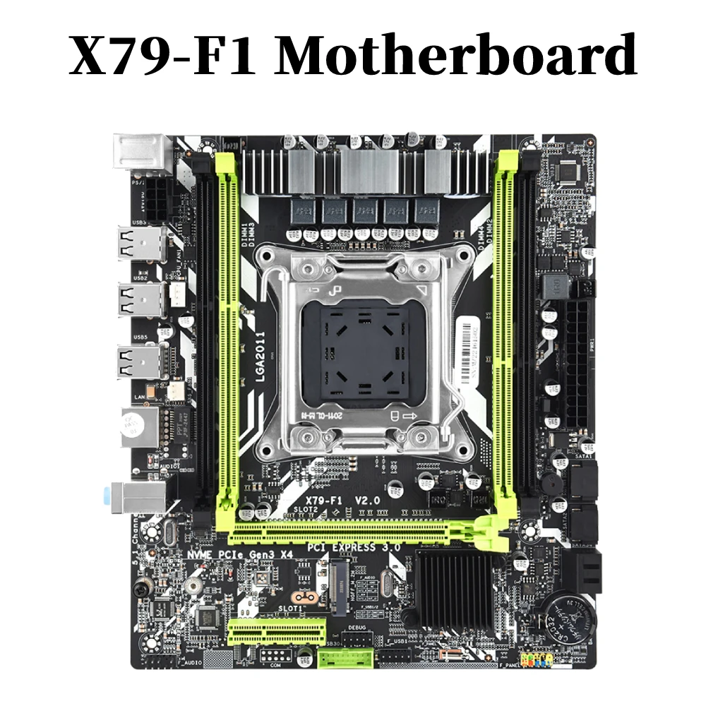 X79 마더보드 X79 F1 E5 V2 4 슬롯 SATA2.0 CPU 마더보드 세트, 128GB DDR3 NVME M.2 SSD 메모리 서버 키트| | - AliExpress