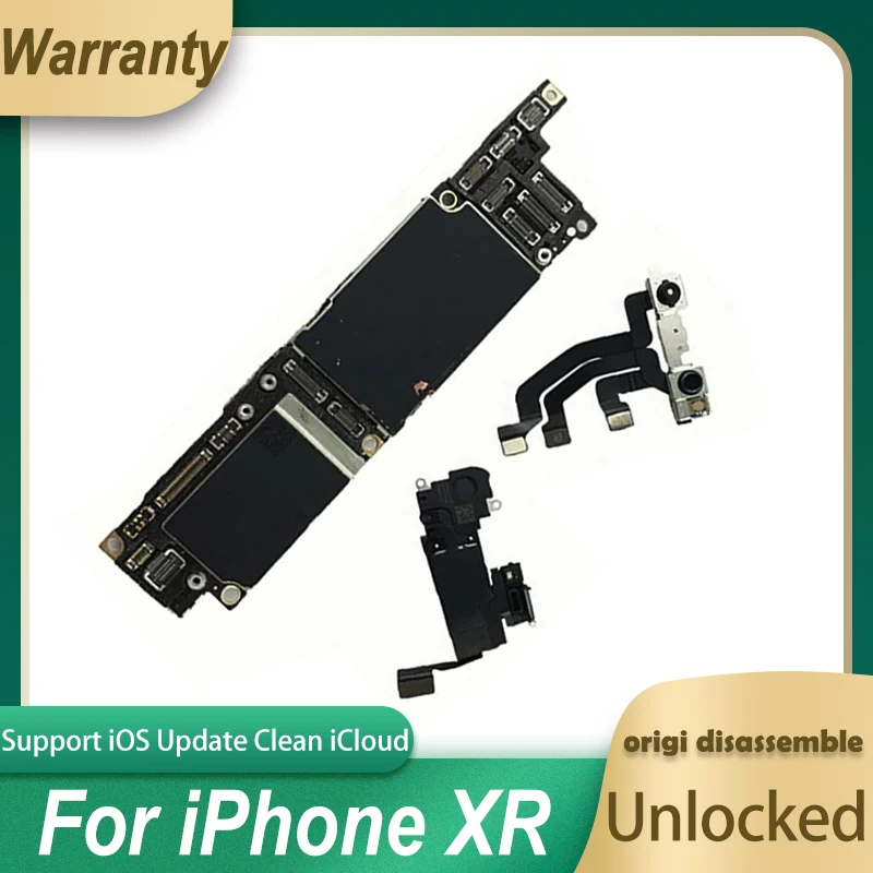 Original-Motherboard-For-iPhone-XR-64GB-128GB-Mainboard-With-Face-ID ...