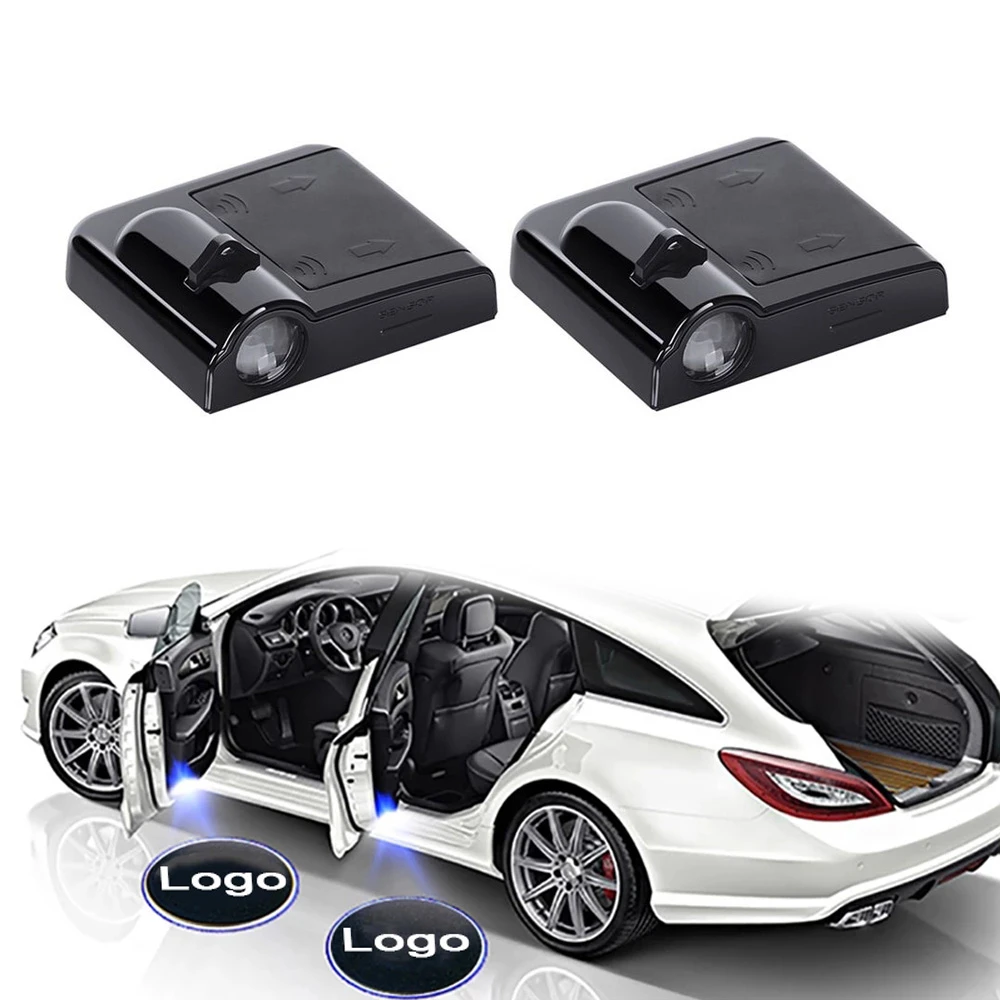 2pcs Led Car Door Welcome Laser Projector Ghost Shadow Logo Light ...