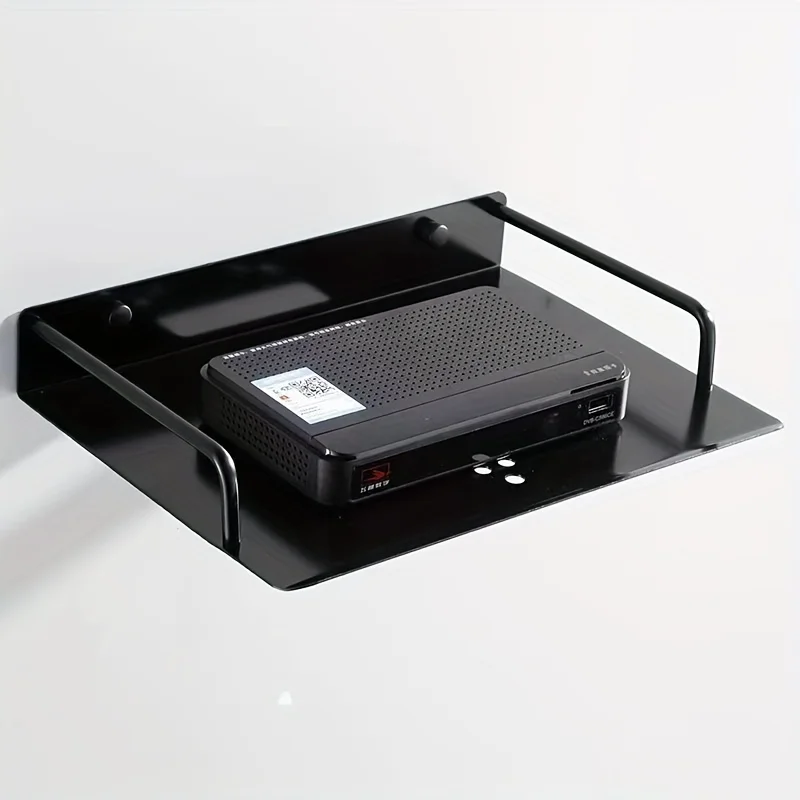 Black-Silver-TV-Box-Router-Set-top-Boxes-Player-Single-layer-Aluminum ...