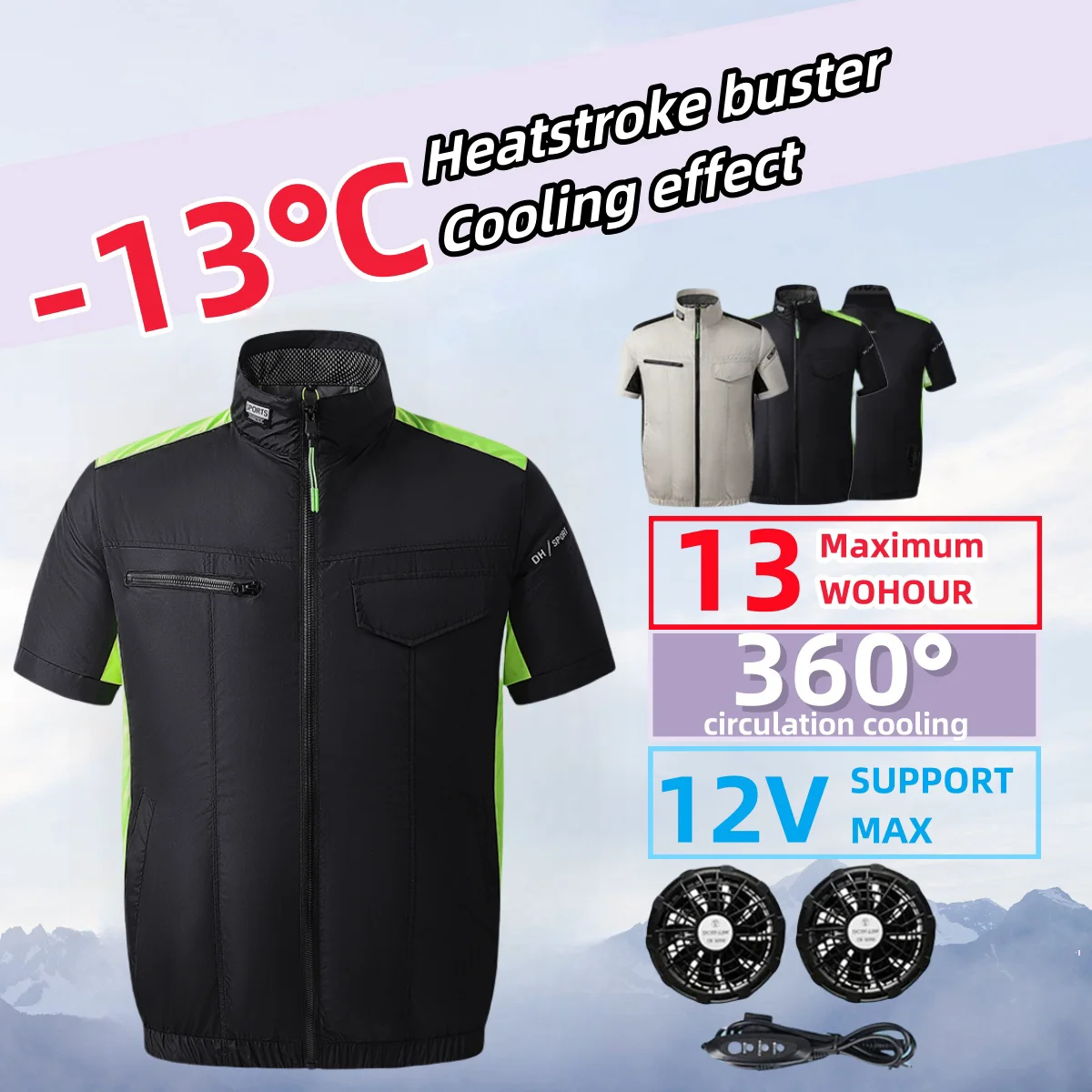 Summer Cool Vest Wearable Cooling Fan Vest Air-conditioned Clothes Usb ...