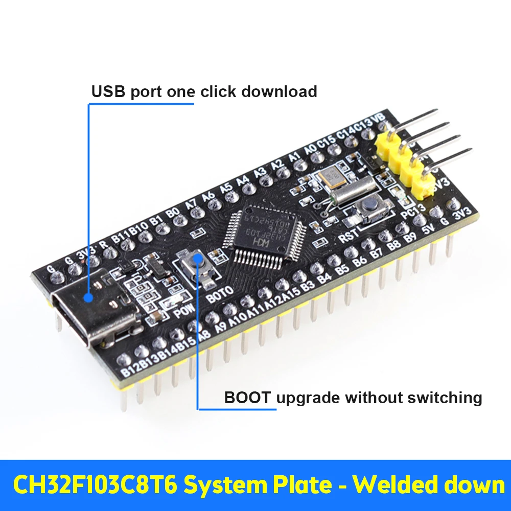 Type C Stm32f103c8t6 Core Board Stm32f103c6t6 Arm Stm32 Minimum System Development Board With
