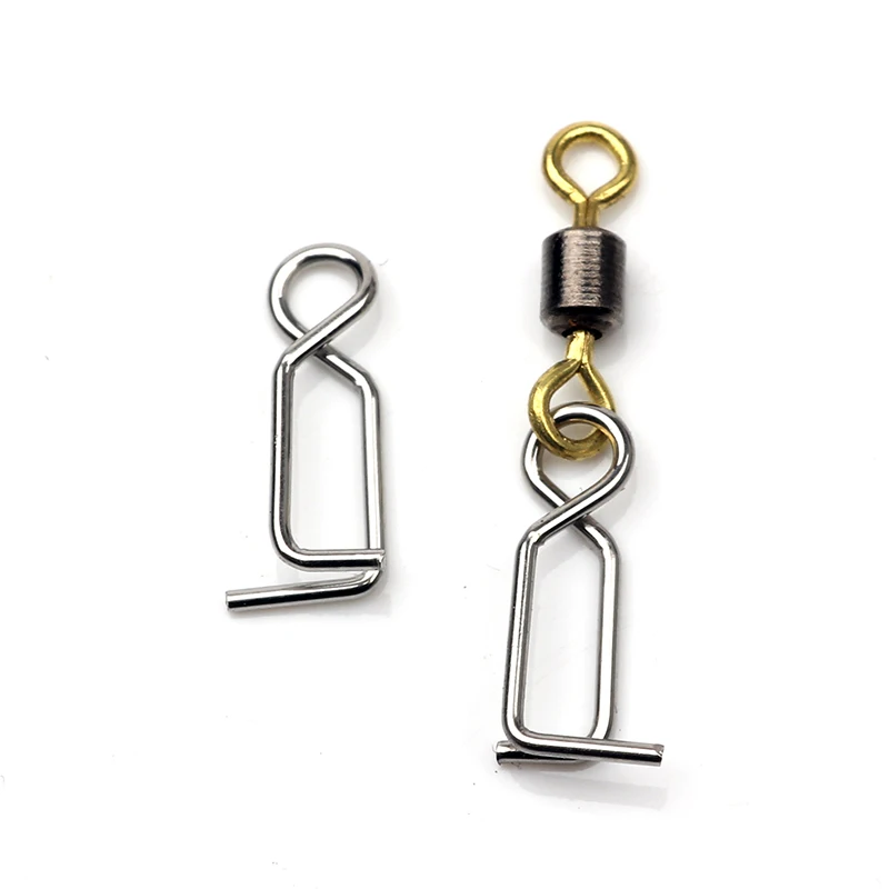 20pcs Fishing Squid Hook Snaps Quick Change Clip Squid Jig Shrimp Prawn ...