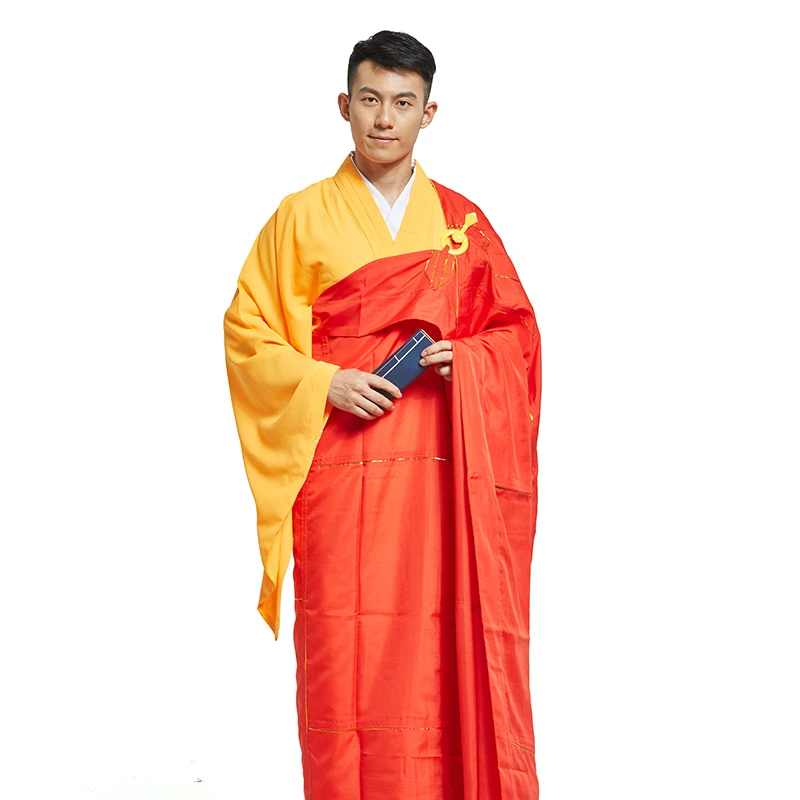 Red Color Adults Buddhist Monk Meditation Clothing Robes Monks ...