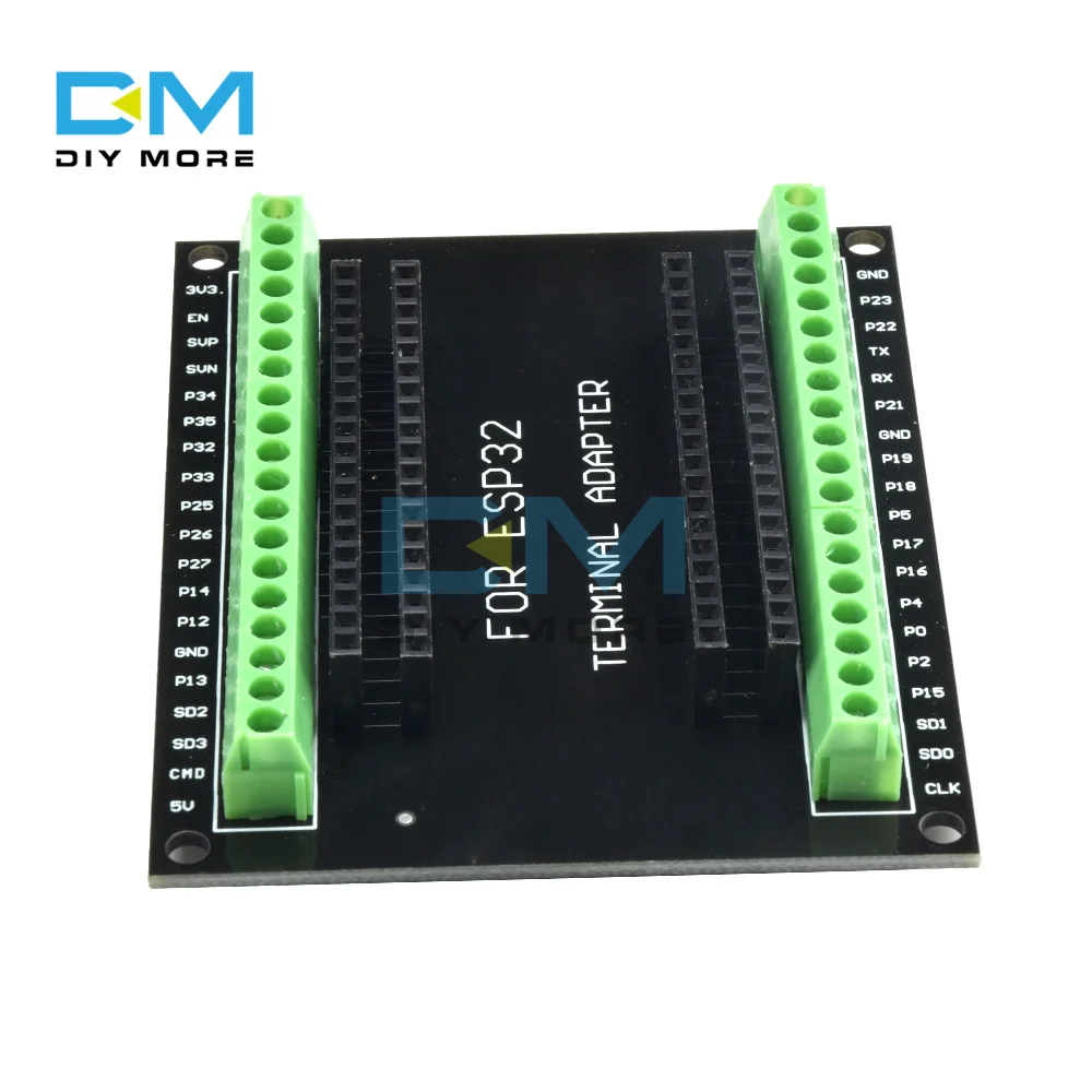 Circuits Intégrés Green Esp32 38pin Carte D Extension Pour Esp32 Nodemcu 32s Lua 38pin Gpio 1