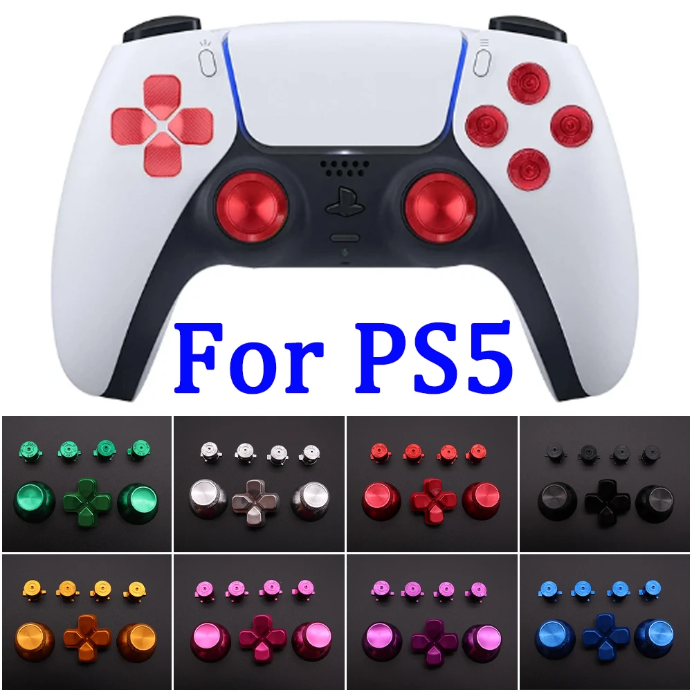 Gold-BLACK-red-blue-Custom-Metal-Thumbsticks-Analogue-Controller-Bullet ...