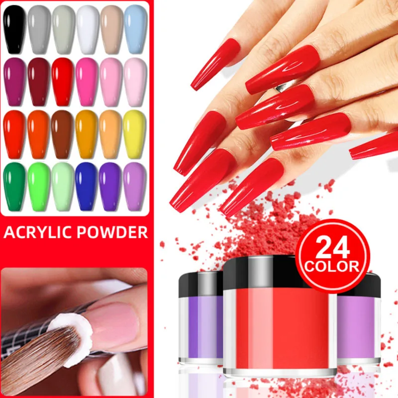 Nail-Art-Carving-Acrylic-Powder-Extension-Decorations-Pigment-24-Color ...