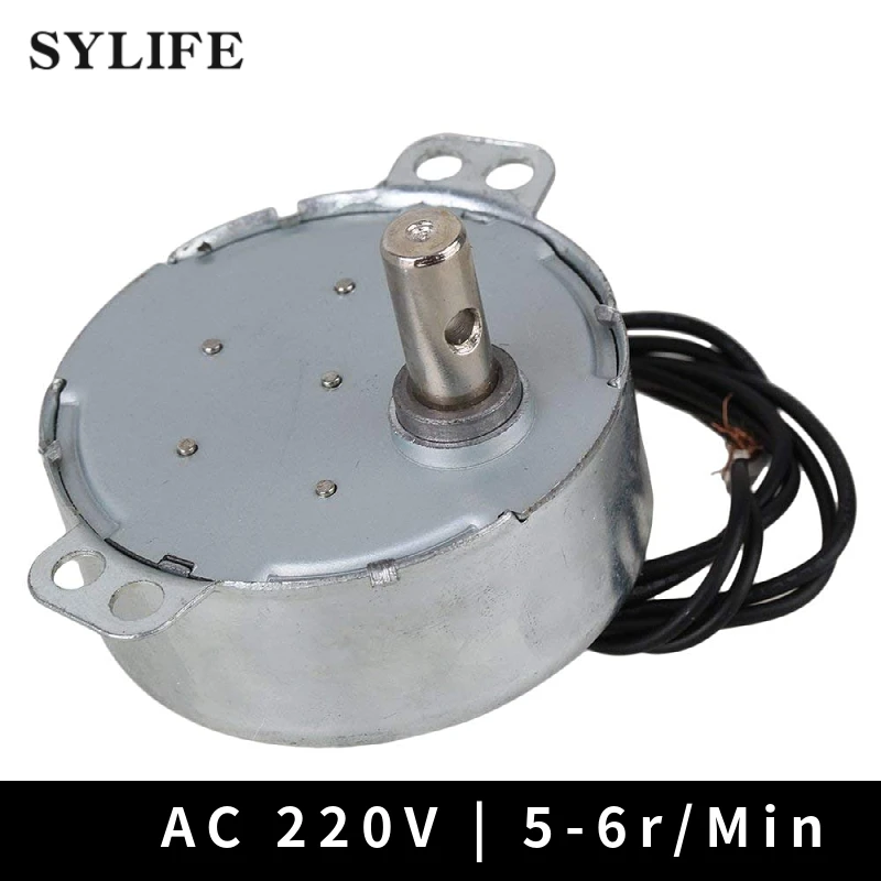 Synchronous Motor AC 220-240V 50/60Hz 4W 5/6 RPM Robust TYC-50 Torque ...
