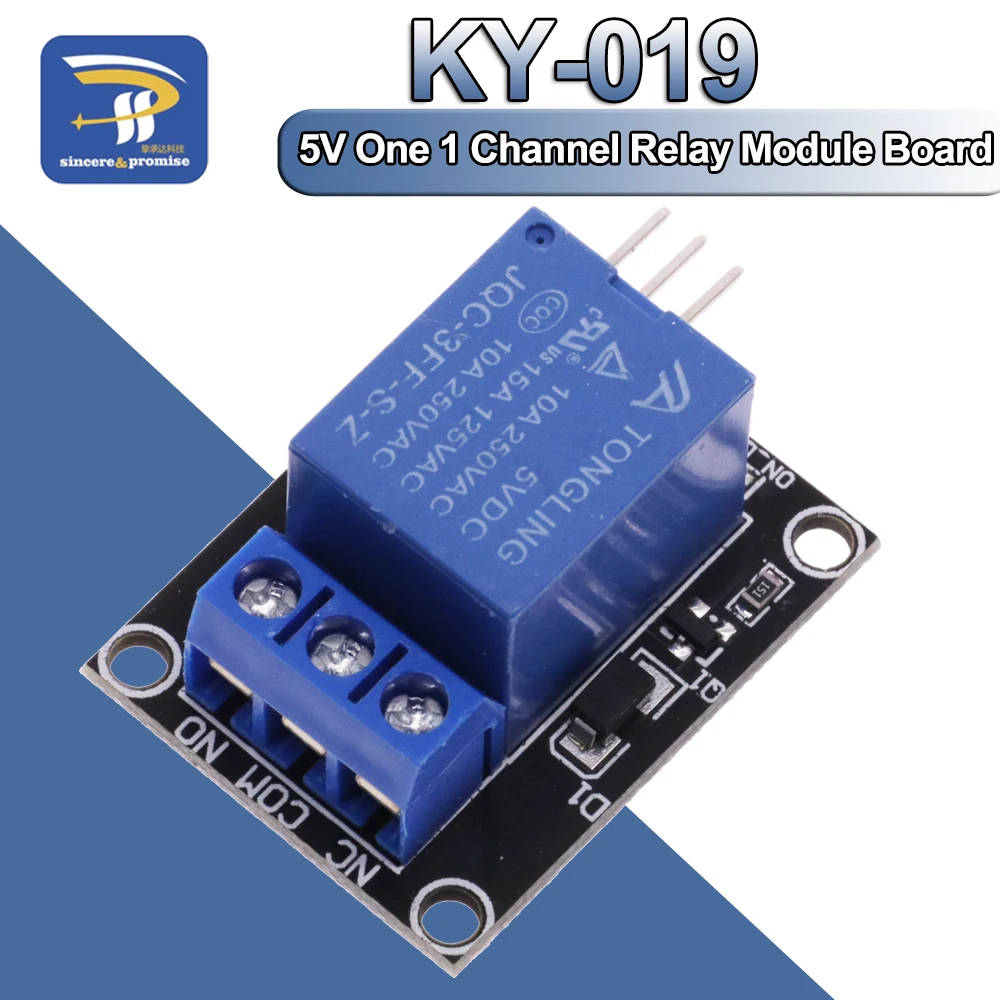KY-019-5V-One-1-Channel-Relay-Module-Board-Shield-For-PIC-AVR-DSP-ARM ...