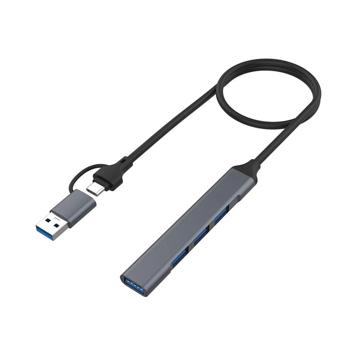 4-USB-2-0-USB-3-0-HUB-Docking-Adapter-5Gbps-High-Speed-Transmission ...