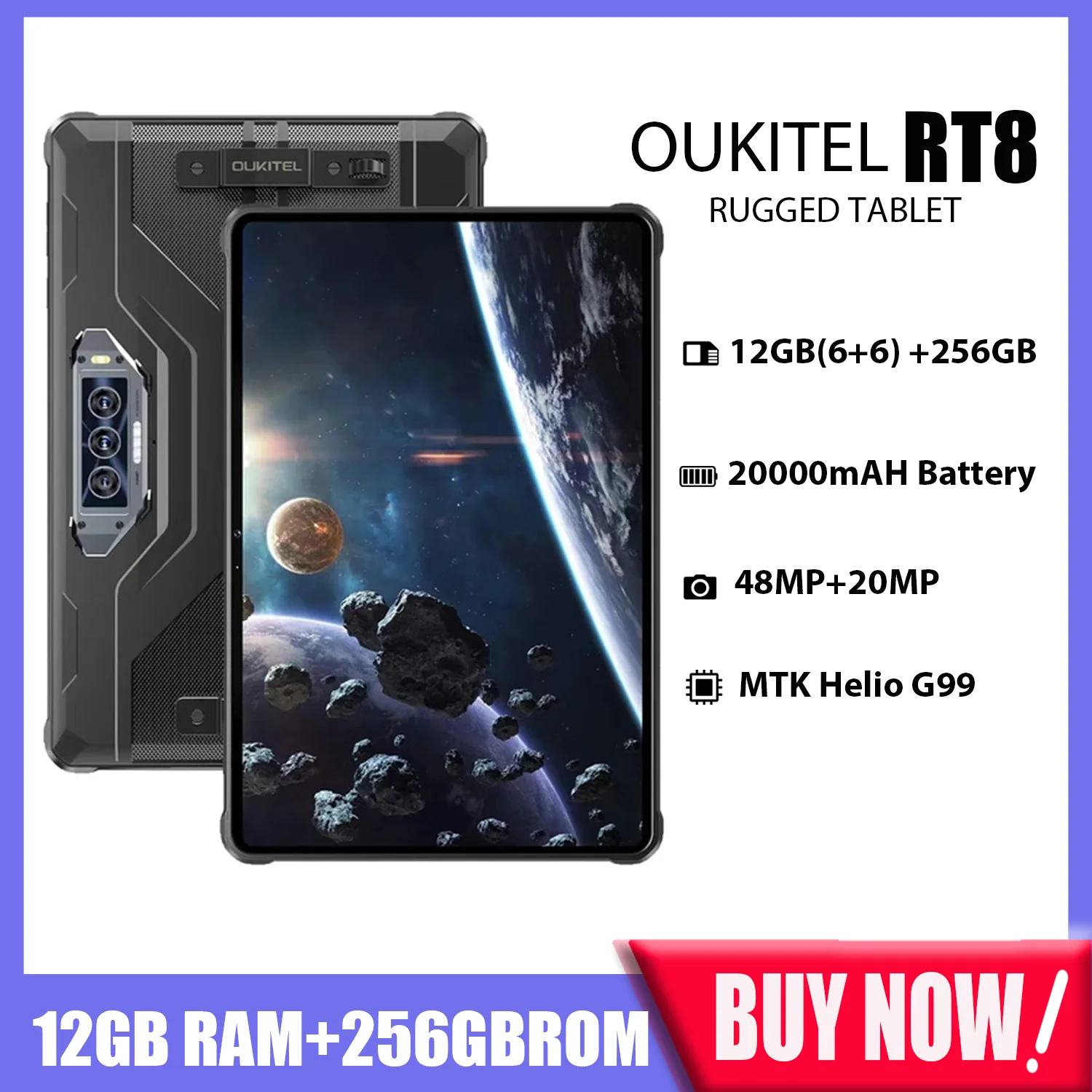 Oukitel-RT8-Rugged-Tablet-20000mAH-Big-Battery-6GB-256GB-Tablets-48MP ...