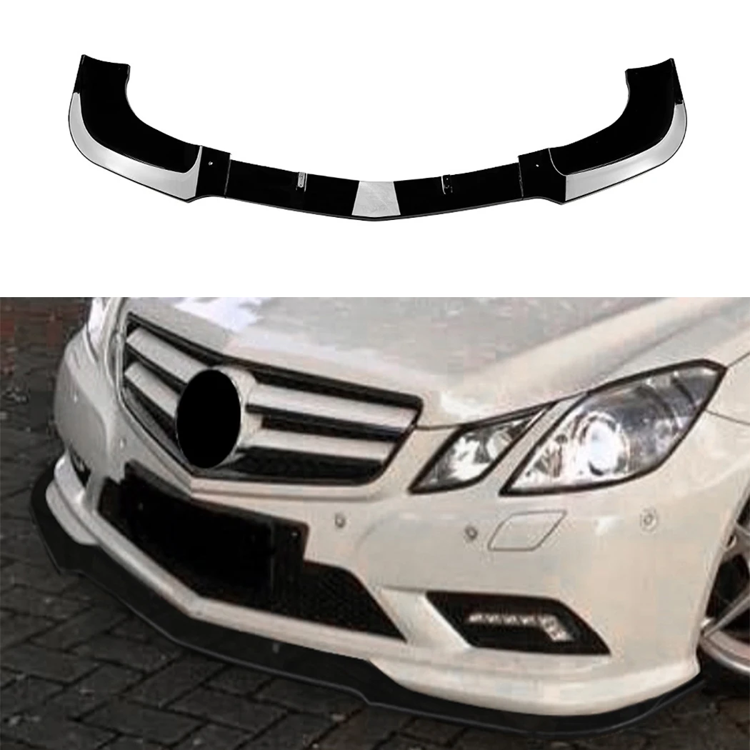 Front Bumper Lip Spoiler For Mercedes-Benz E-Class Coupe C207 AMG Line ...