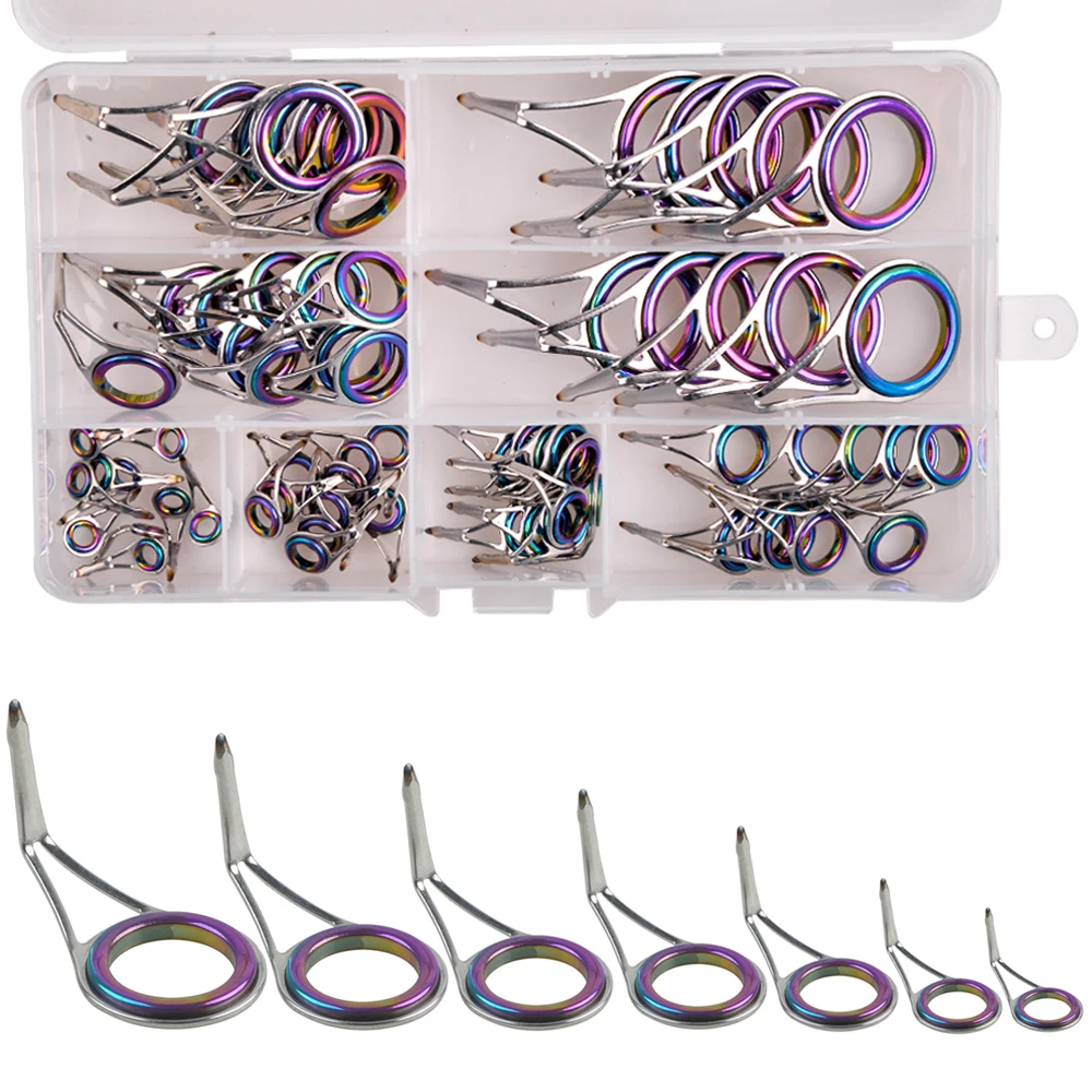Fishing Rod Guides Fishing Rod tips repair Kit Fishing Pole Rod ...