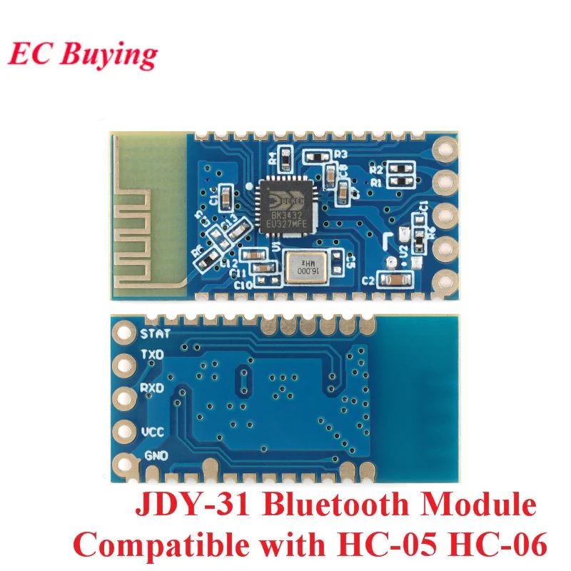 10pcs-lot-JDY-31-Bluetooth-compatible-BLE-3-0-HC-05-HC-06-Module-Serial ...