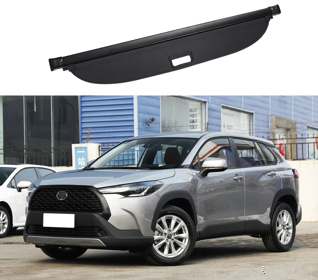 Black-Car-Cargo-Cover-Rear-Trunk-Shield-Security-Luggage-Shade-Carrier ...