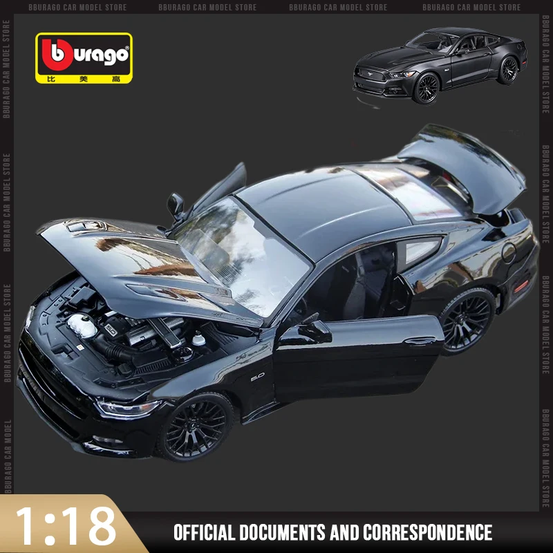 Maisto-1-18-Ford-Mustang-GT-2015-Model-Car-Alloy-Sports-Static-Die-Cast ...