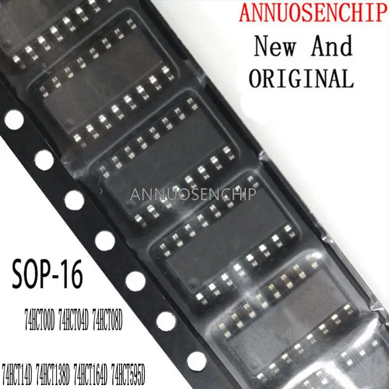 10PCS New And Original 74HCT04 HCT04 SOP-14 74HCT595 SOP-16 74HCT00D 74HCT04D 74HCT08D 74HCT14D ...