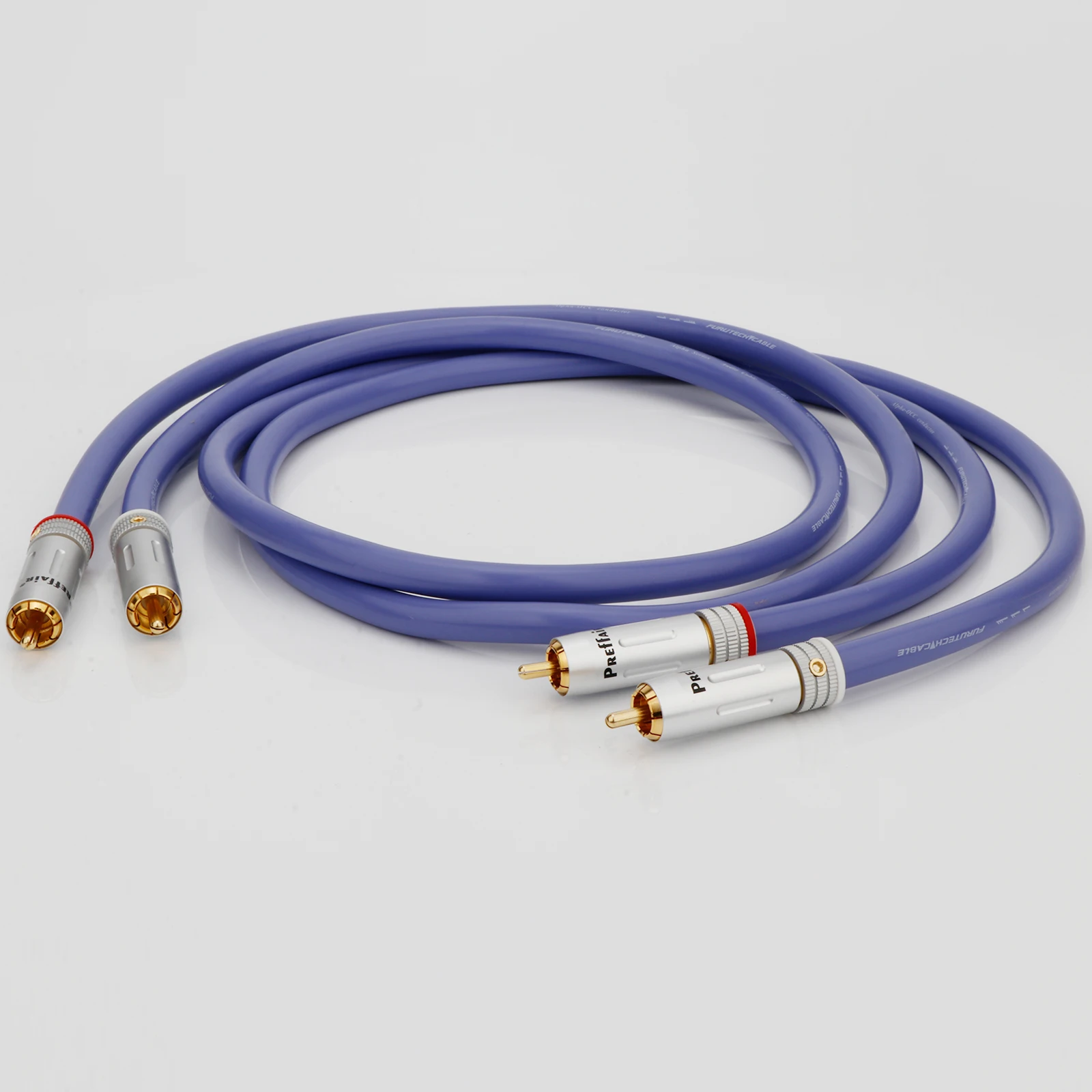 Furutech-Alpha-FA-S22-OCC-HiFi-udio-RCA-cabo-coaxial-com-cabo-de-plugue ...