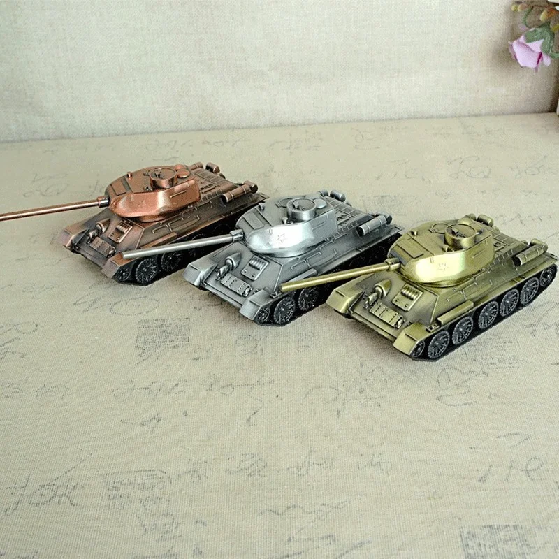 Soviet-Russian-Tank-Model-Metal-T34-Tank-Military-Models-Retro-Room ...