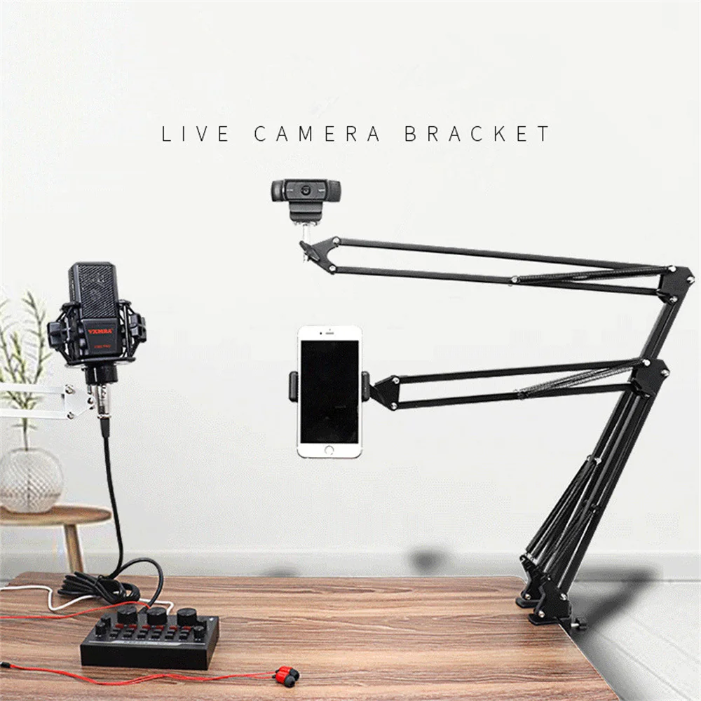 C-mera-ao-vivo-Magic-Arm-DSLR-Table-Stand-Suporte-do-telefone-Suporte ...