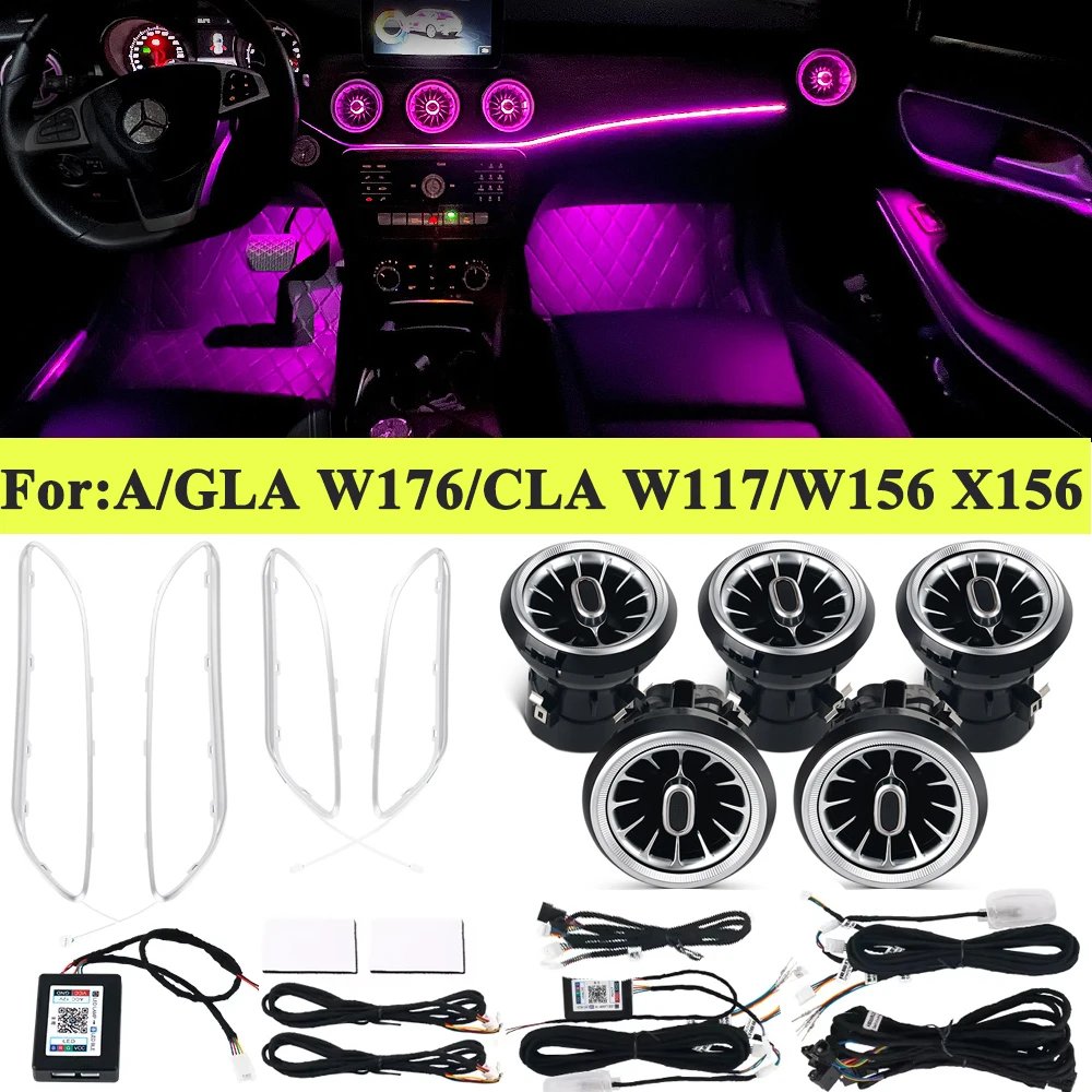 For Mercedes-Benz A CLA GLA W176 W117 W156 Air Vents 12/64 Colors ...