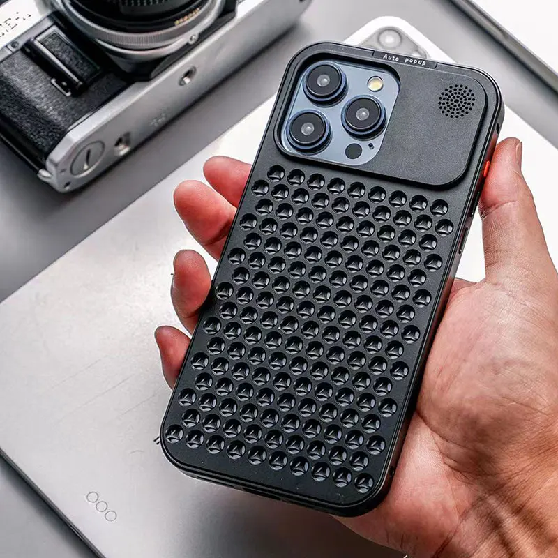 Metal-Heat-Dissipation-Phone-Case-For-Iphone-13-14-15-12-Pro-Max-Plus ...
