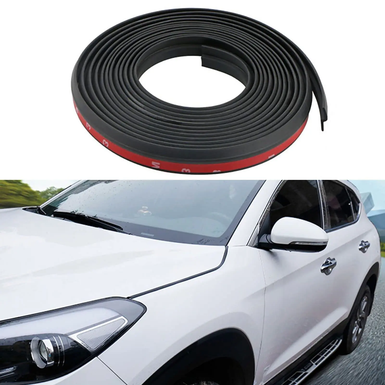 Car-Hood-Sealing-Strip-Engine-Covers-Seals-Trim-Universal-Auto-Rubber ...