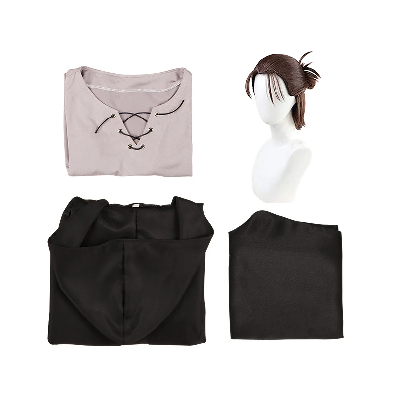Disfraz de Eren Jaeger para cosplay, peluca de Anime Attack on Titan ...