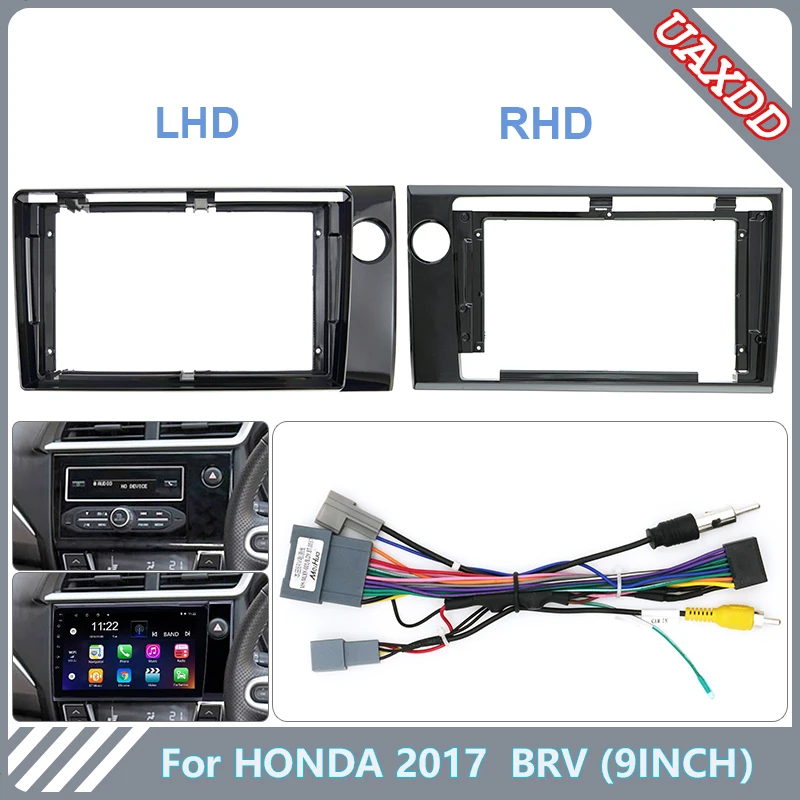 For-HONDA-2017-BRV-car-dvd-radio-Android-fascia-multimedia-MP3-MP5 ...