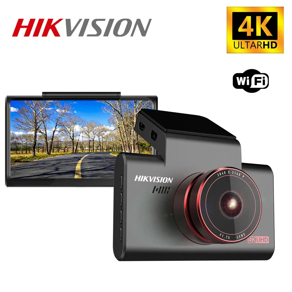 HIKVISION-Dash-Cam-C6S-4K-UHD-Voice-Guidance-F1-75-Aperture-Night ...