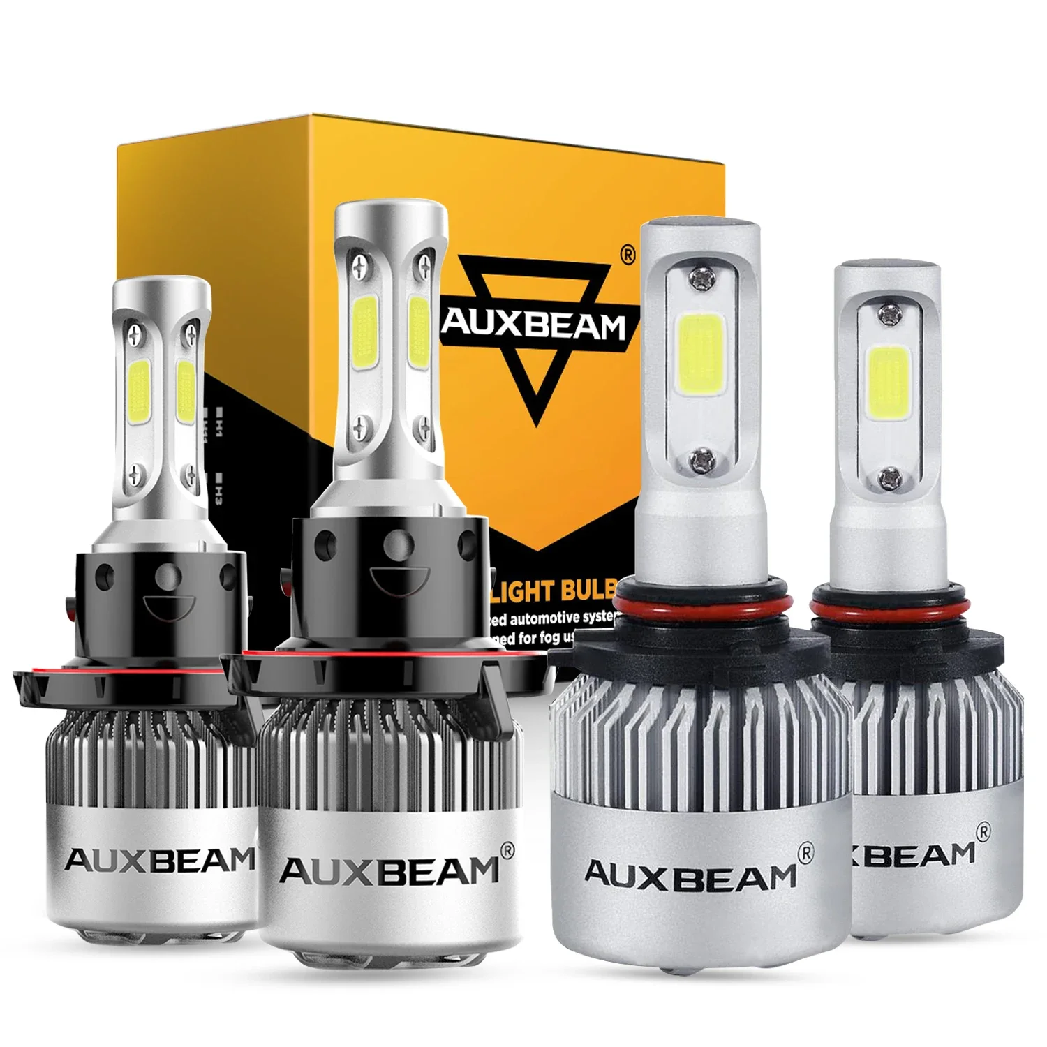AUXBEAM-Car-LED-Headlight-Bulbs-H3-H7-9007-H11-H13-9005-9006-COB-Auto ...
