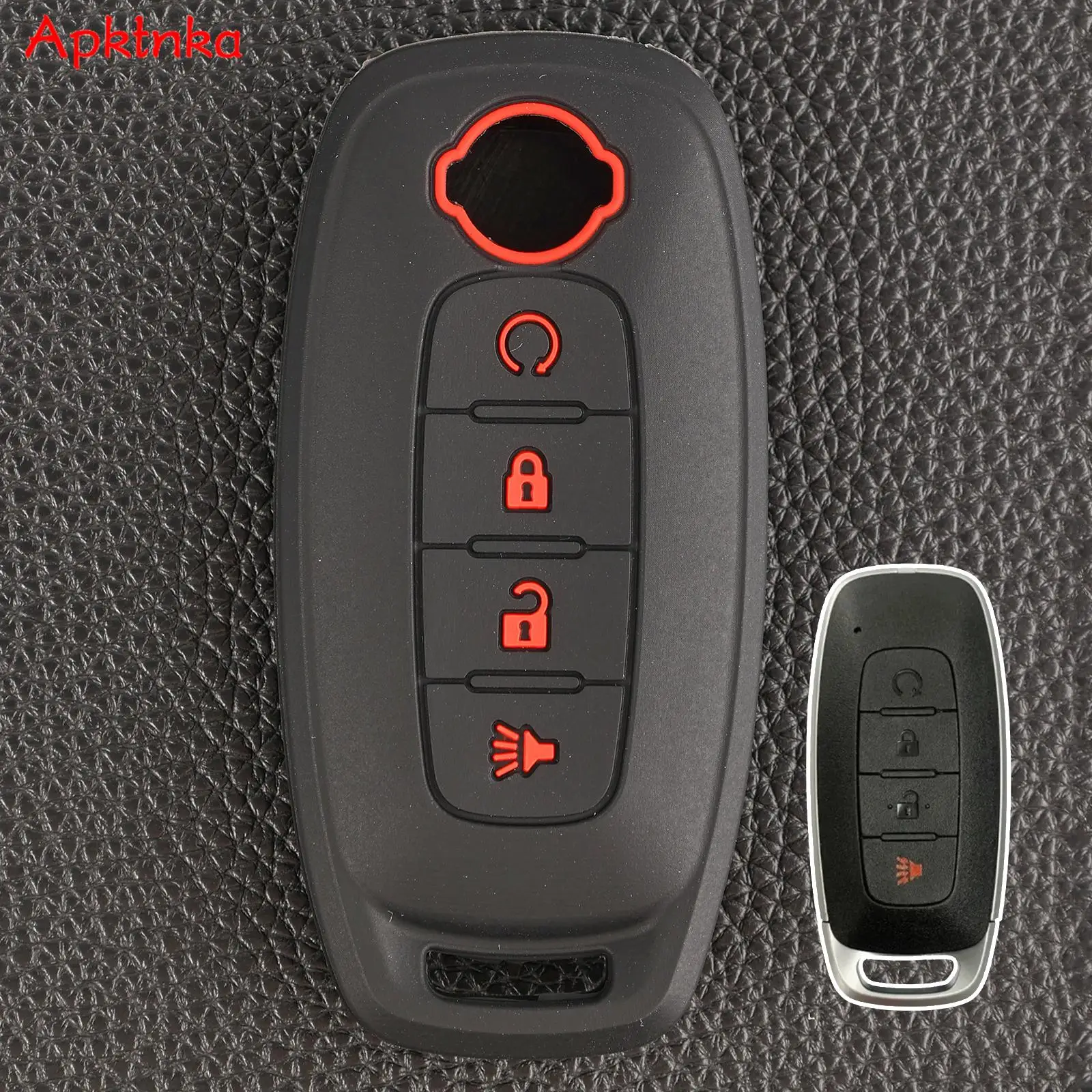 Silicone Smart Remote Car Key Fob Ring Cover Case Shell Holder 4 Button ...