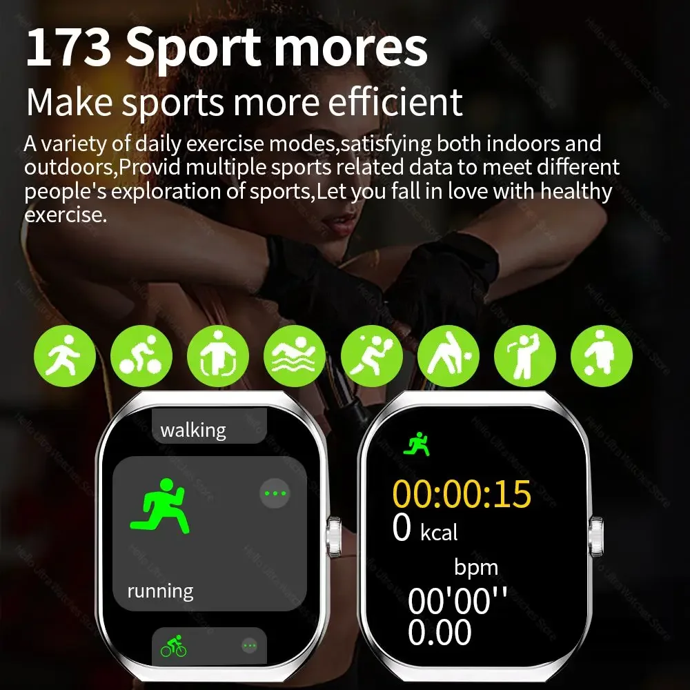 Smart Watch Series 9 45mm AMOLED 4G ROM NFC / Smartwatch 2024 Men Women ...