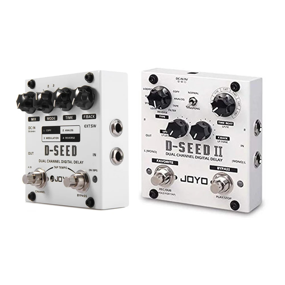 Joyo D-seed-ii/d-seed Delay And Looper Dual Channel Digital Delay ...