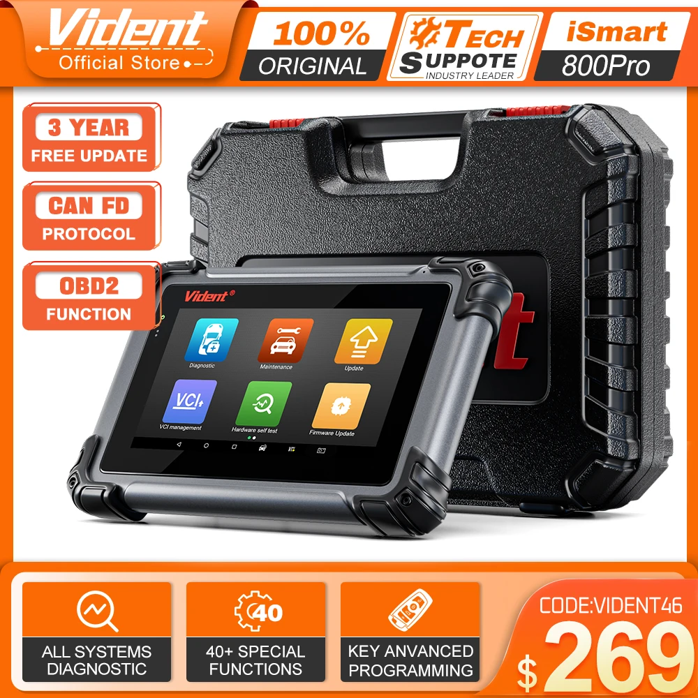 VIDENT-Outil-de-Diagnostic-Automobile-iSmart800-Pro-Scanner-OBD2-pour ...