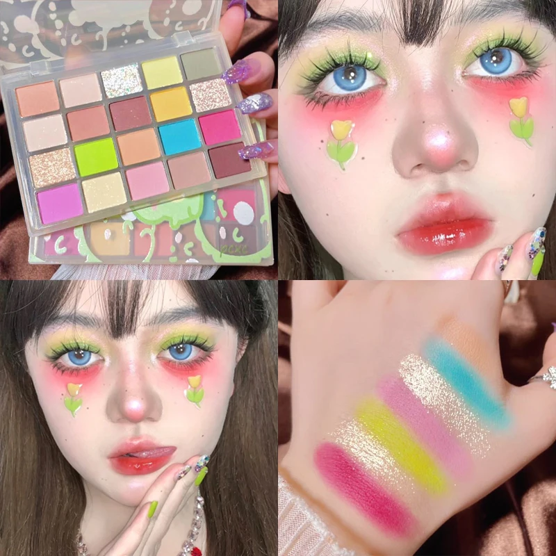 20 color Glitter Eyeshadow Palette Create Shiny Fashionable Eye Makeup ...