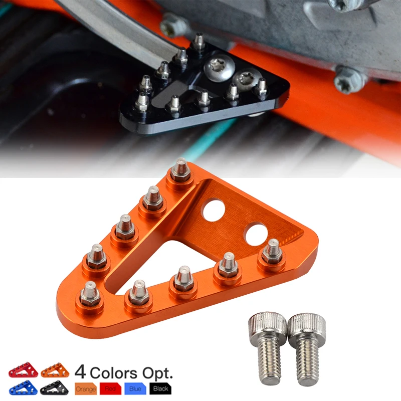 CNC Wider Foot Brake Lever Step Plate For KTM 125 200 250 350 450 500 ...