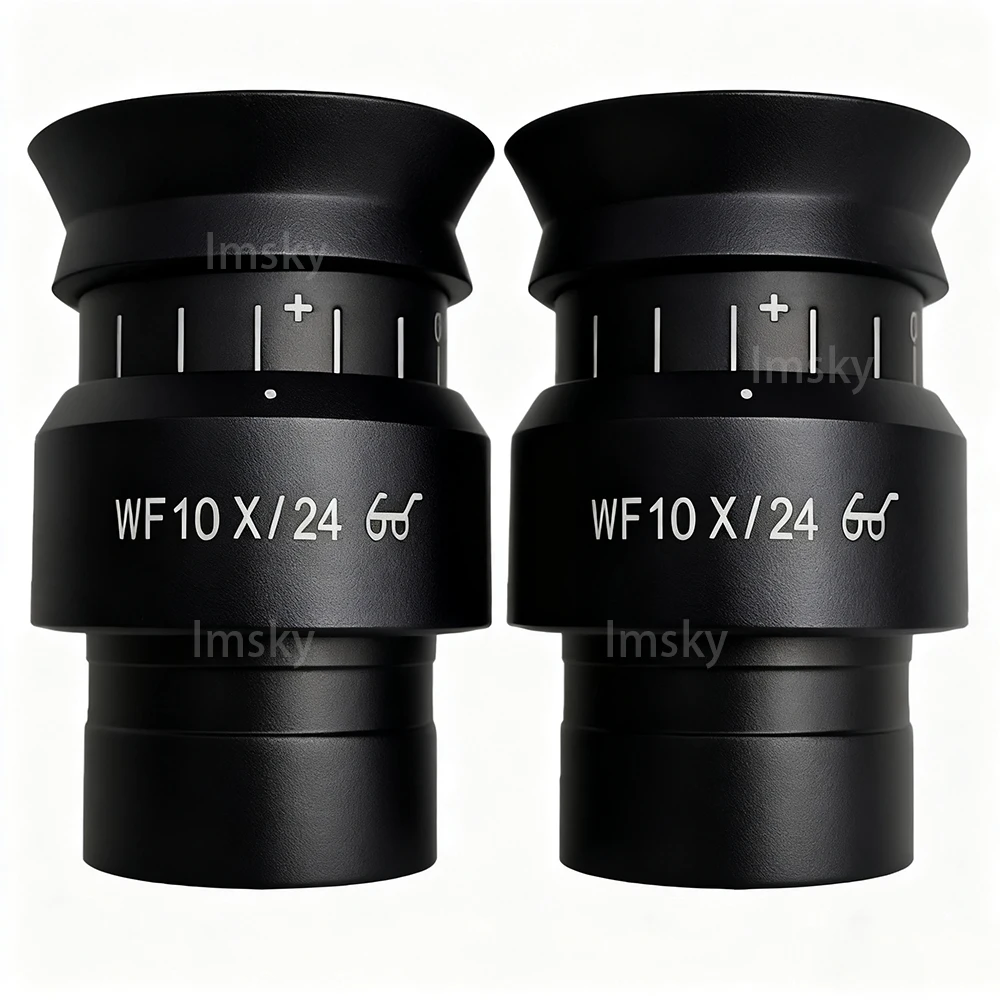 WF10X/24 High Eyepoint Wide Angle Eyepiece Adjustable Field of View ...