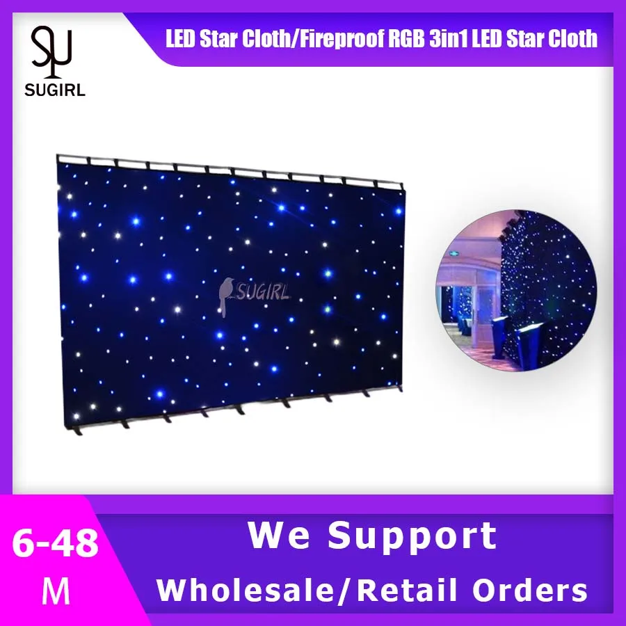 Super-Discount-Led-Star-Curtain-Wedding-Backdrop-LED-Star-Cloth-LED ...