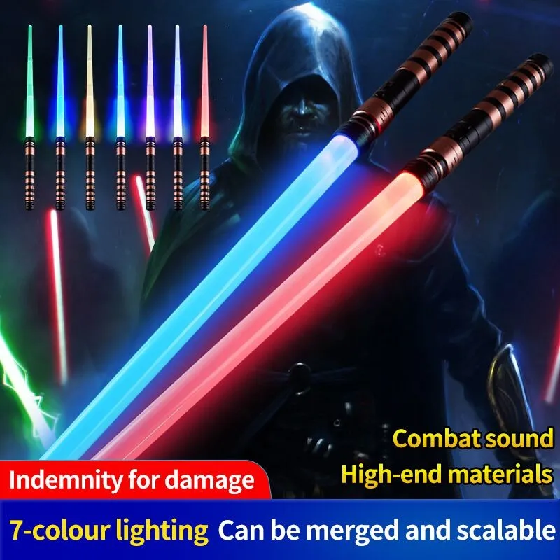 REikirc 75cm RGB Lightsaber 7-color/1 color Light Saber for 3+ Kids ...