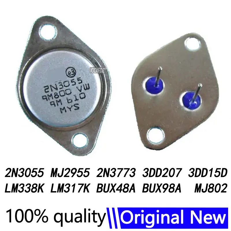 5Pcs-Lot-2N3055-MJ2955-2N3773-3DD207-3DD15D-LM338K-LM317K-BUX48A-BUX98A ...